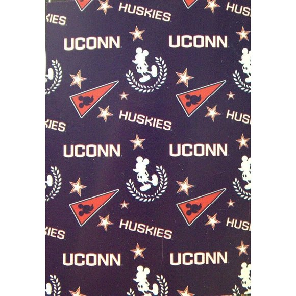 Northwest | Bedding | Uconn Huskies Mickey Mouse Pennant Fleece Blanket ...